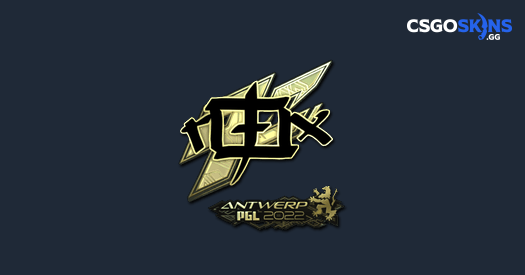 Sticker | rox (Gold) | Antwerp 2022 - CSGOSKINS.GG