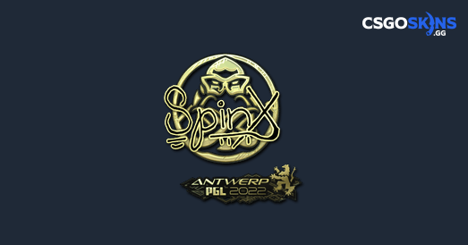 Sticker | Spinx (Gold) | Antwerp 2022 - CSGOSKINS.GG