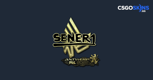 Sticker | SENER1 (Gold) | Antwerp 2022 - CSGOSKINS.GG