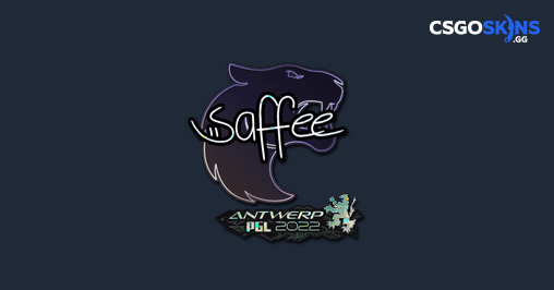 Sticker | saffee (Glitter) | Antwerp 2022 - CSGOSKINS.GG