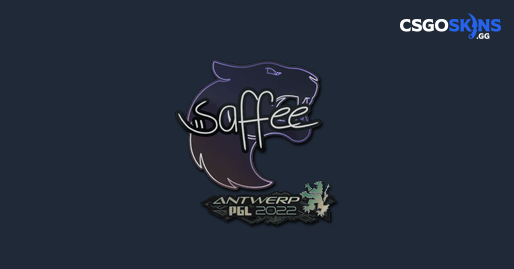Sticker | saffee | Antwerp 2022 - CSGOSKINS.GG
