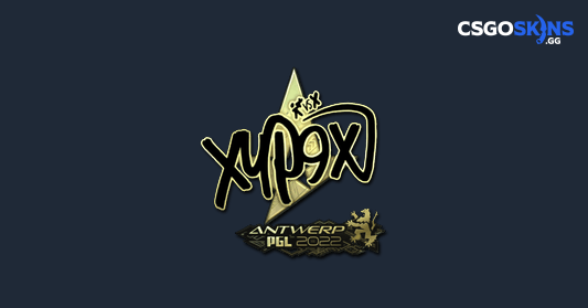 Sticker | Xyp9x (Gold) | Antwerp 2022 - CSGOSKINS.GG