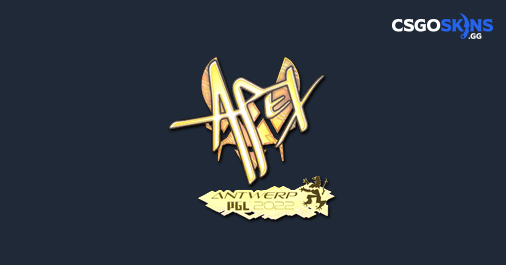 Sticker | apEX (Holo) | Antwerp 2022 - CSGOSKINS.GG