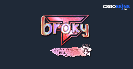 Sticker | broky (Holo) | Antwerp 2022 - CSGOSKINS.GG