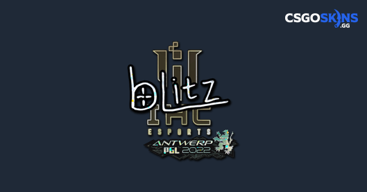 Sticker | bLitz (Glitter) | Antwerp 2022 - CSGOSKINS.GG