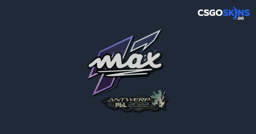 Sticker | max | Antwerp 2022 - CSGOSKINS.GG