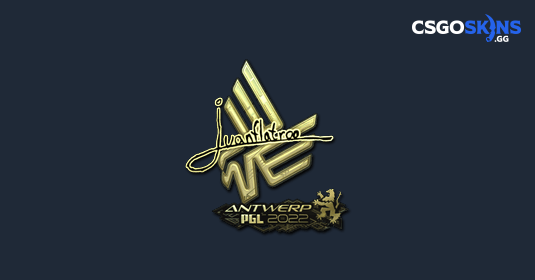 Sticker | juanflatroo (Gold) | Antwerp 2022 - CSGOSKINS.GG