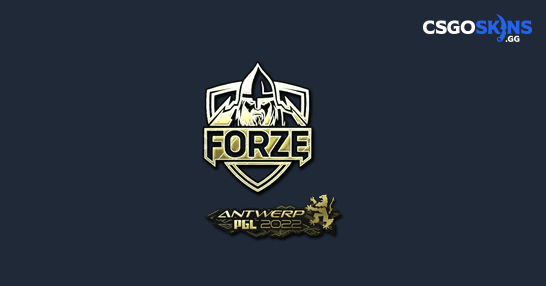 Sticker | forZe eSports (Gold) | Antwerp 2022 - CSGOSKINS.GG