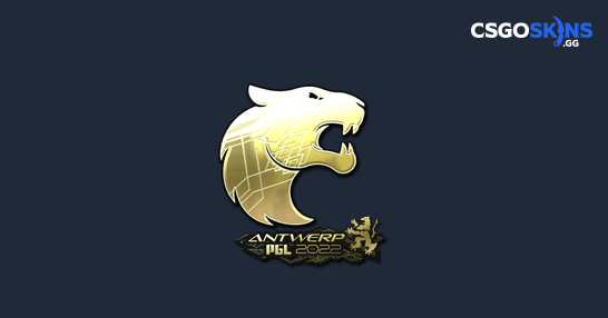 Sticker | FURIA (Gold) | Antwerp 2022 - CSGOSKINS.GG