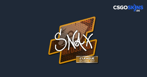 Sticker | Snax | Atlanta 2017 - CSGOSKINS.GG