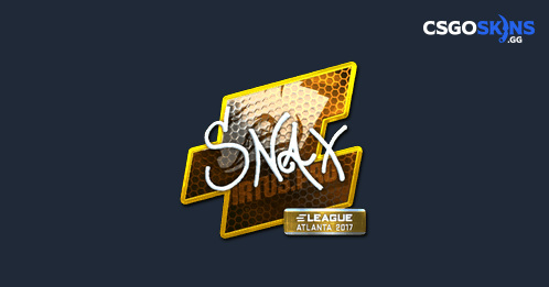Sticker | Snax (Foil) | Atlanta 2017 - CSGOSKINS.GG