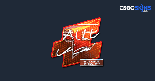 Sticker | allu (Foil) | Atlanta 2017 - CSGOSKINS.GG