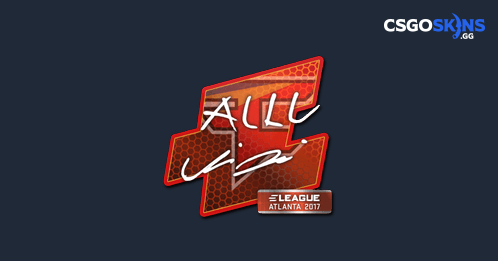 Sticker | allu | Atlanta 2017 - CSGOSKINS.GG