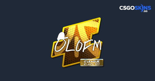 Sticker | olofmeister (Foil) | Atlanta 2017 - CSGOSKINS.GG