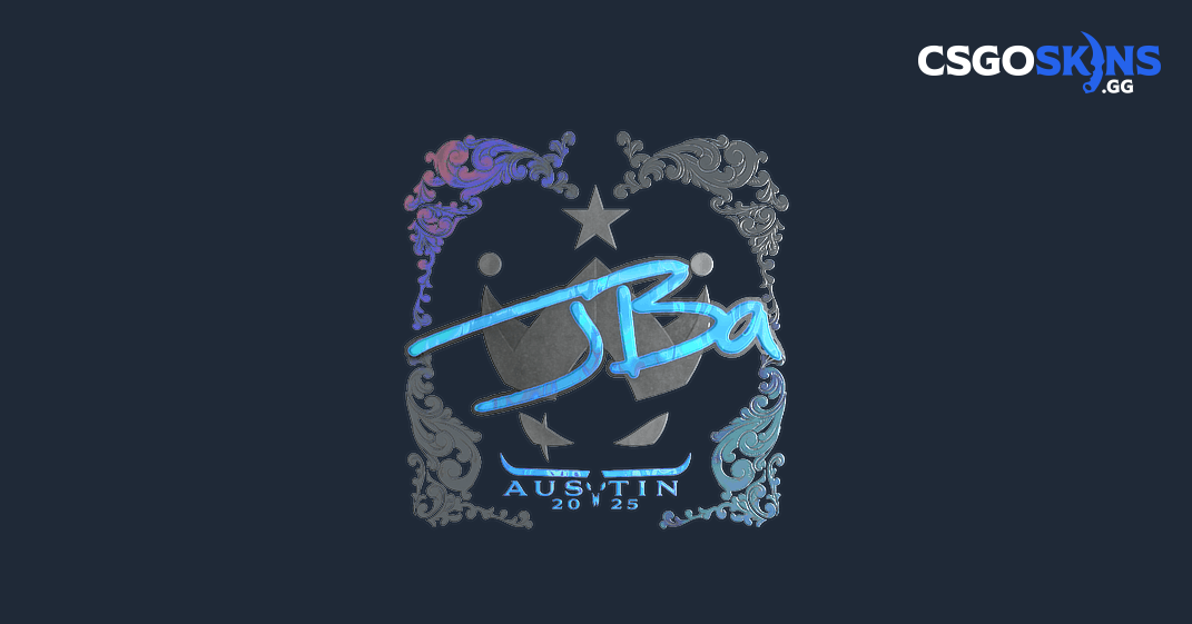 Sticker | JBa (Holo) | Austin 2025 - CSGOSKINS.GG