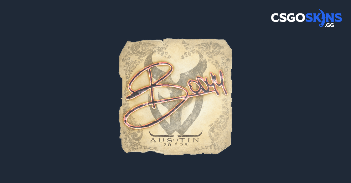 Sticker | bodyy | Austin 2025 - CSGOSKINS.GG