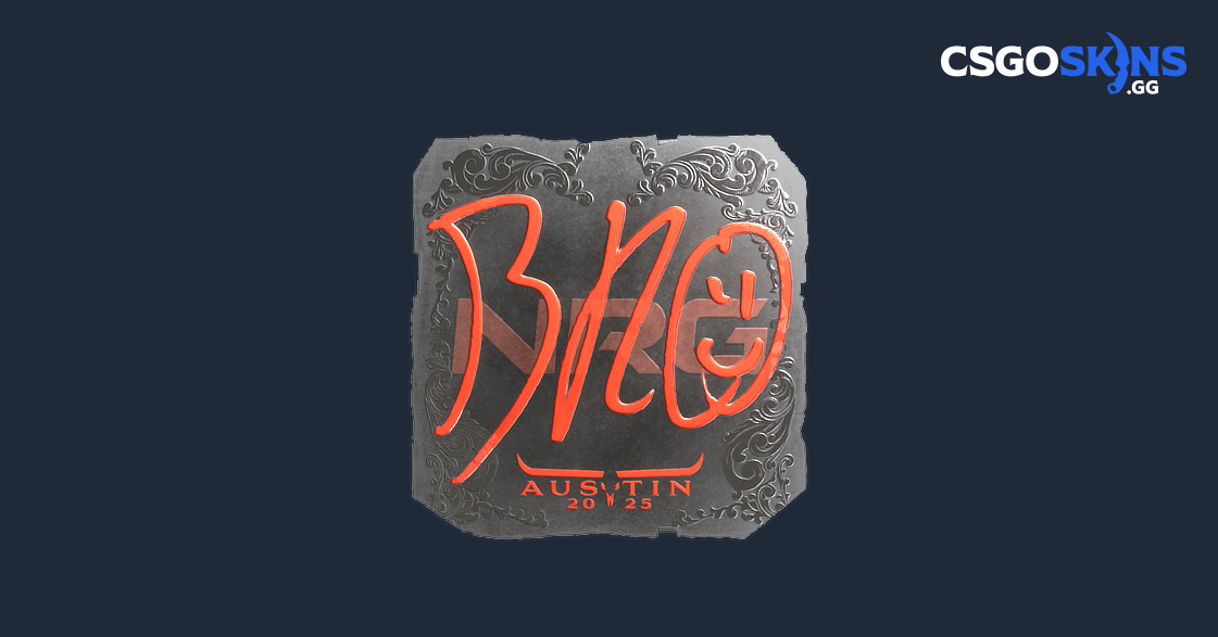 Sticker | br0 (Foil) | Austin 2025 - CSGOSKINS.GG