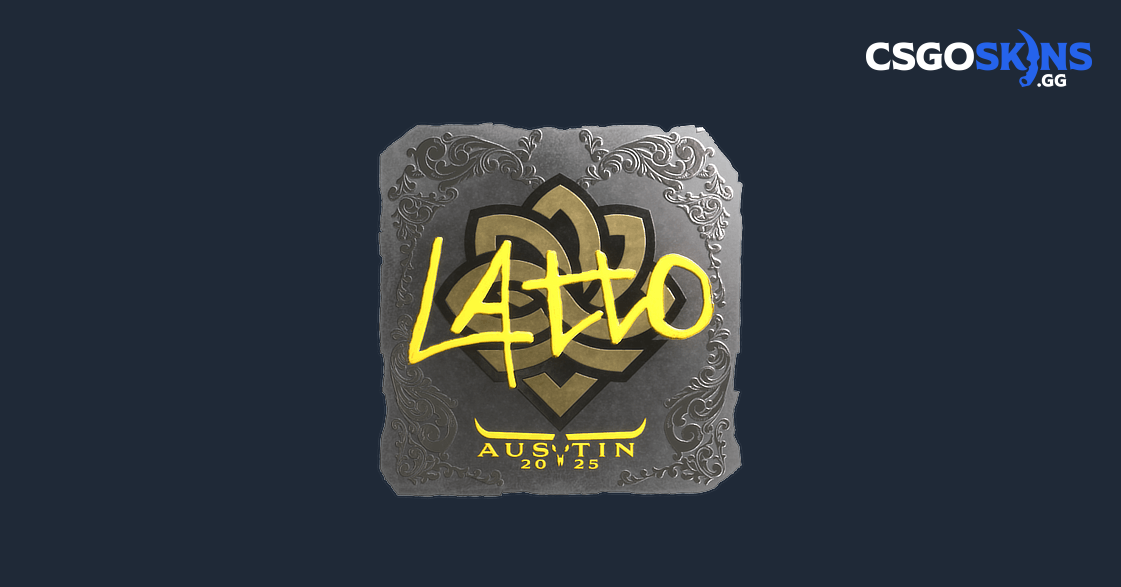Sticker | latto (Foil) | Austin 2025 - CSGOSKINS.GG