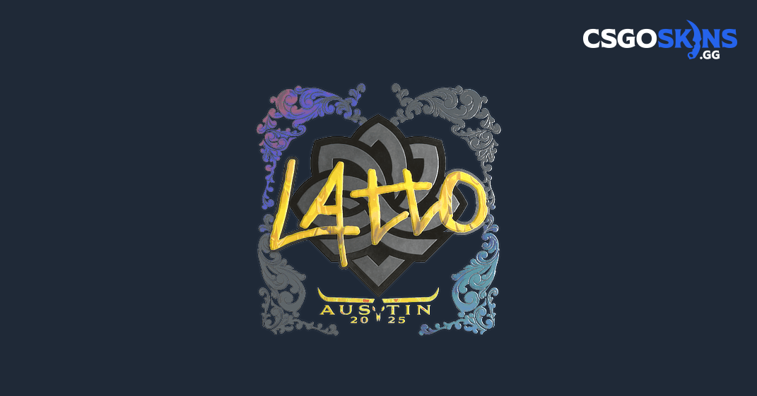 Sticker | latto (Holo) | Austin 2025 - CSGOSKINS.GG