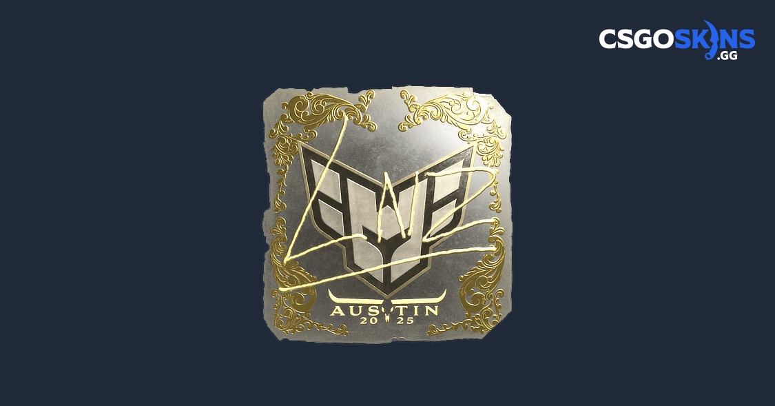 Sticker | LNZ (Gold) | Austin 2025 - CSGOSKINS.GG