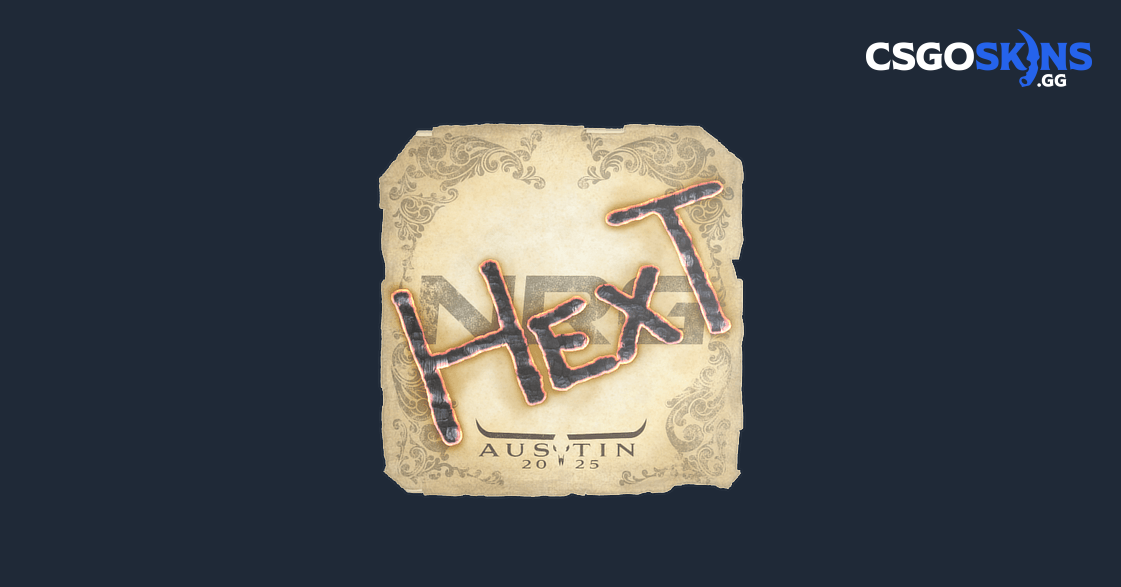 Sticker | HexT | Austin 2025 - CSGOSKINS.GG