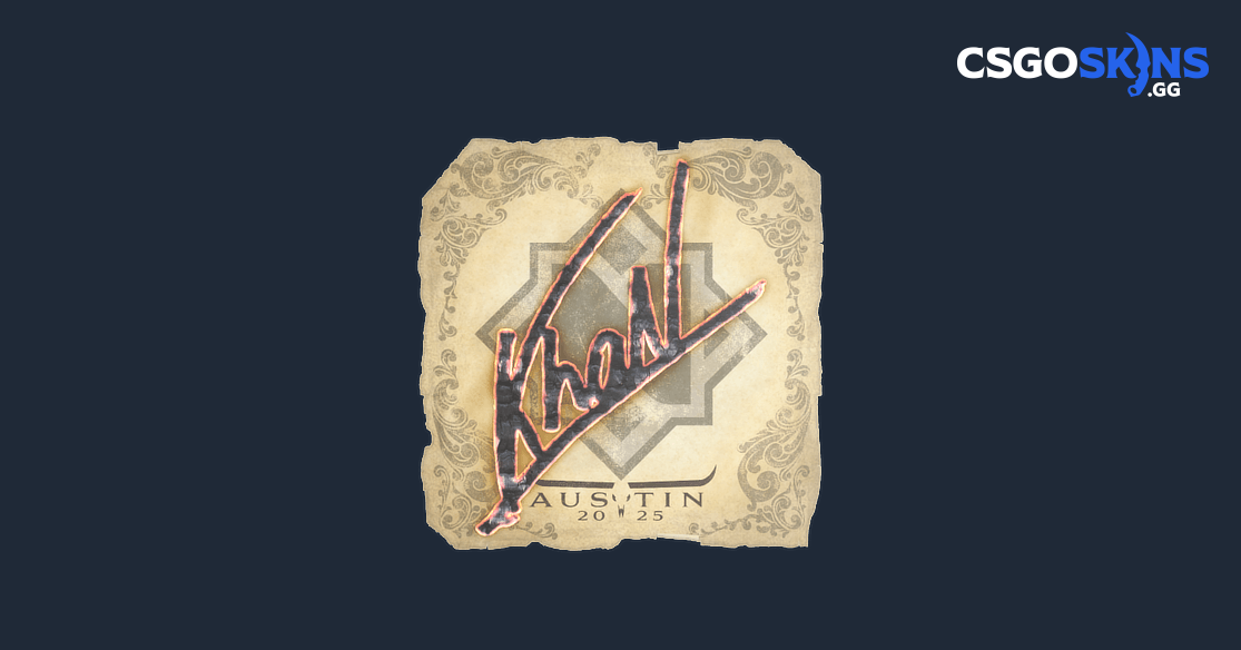 Sticker | khaN | Austin 2025 - CSGOSKINS.GG
