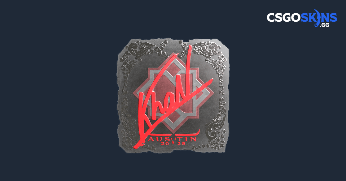 Sticker | khaN (Foil) | Austin 2025 - CSGOSKINS.GG