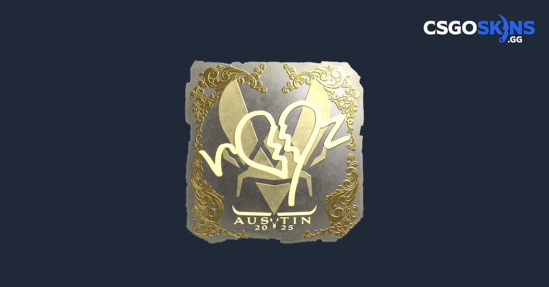 Sticker | ropz (Gold) | Austin 2025 - CSGOSKINS.GG