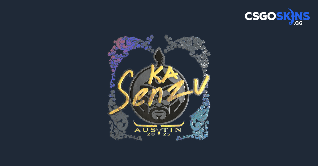Sticker | Senzu (Holo) | Austin 2025 - CSGOSKINS.GG