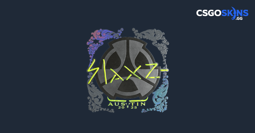 Sticker | slaxz- (Holo) | Austin 2025 - CSGOSKINS.GG