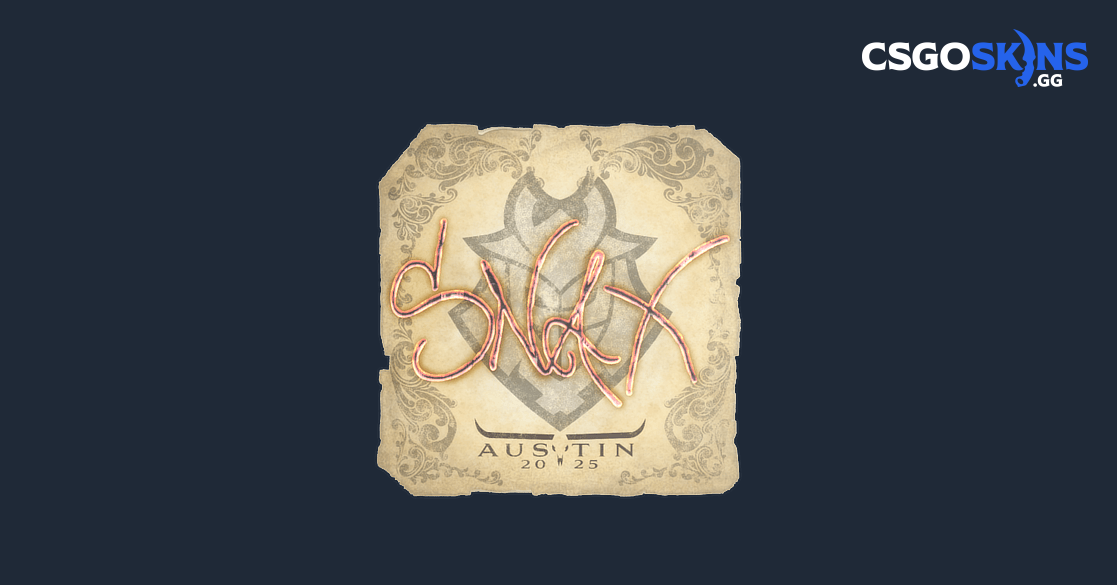 Sticker | Snax | Austin 2025 - CSGOSKINS.GG