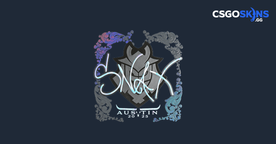 Sticker | Snax (Holo) | Austin 2025 - CSGOSKINS.GG