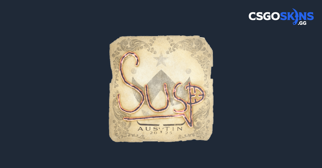 Sticker | susp | Austin 2025 - CSGOSKINS.GG