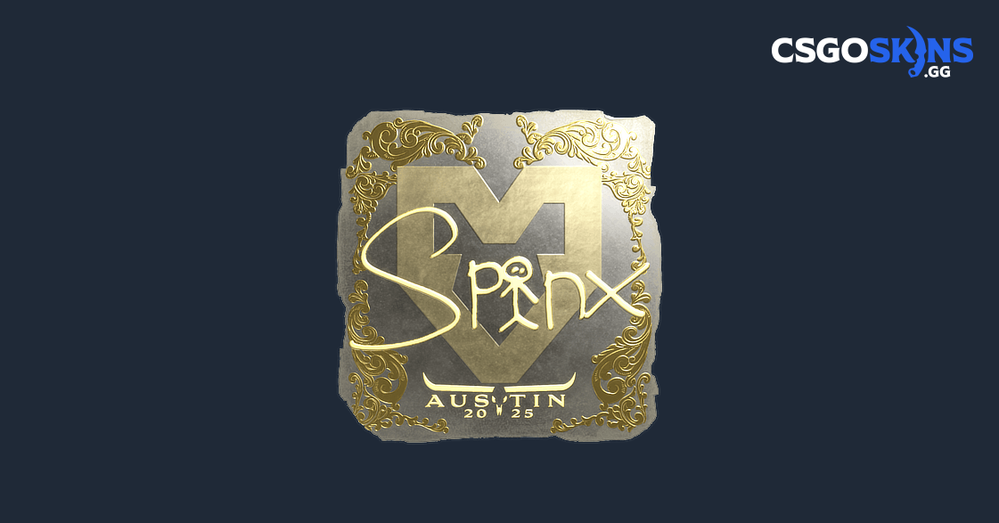 Sticker | Spinx (Gold) | Austin 2025 - CSGOSKINS.GG