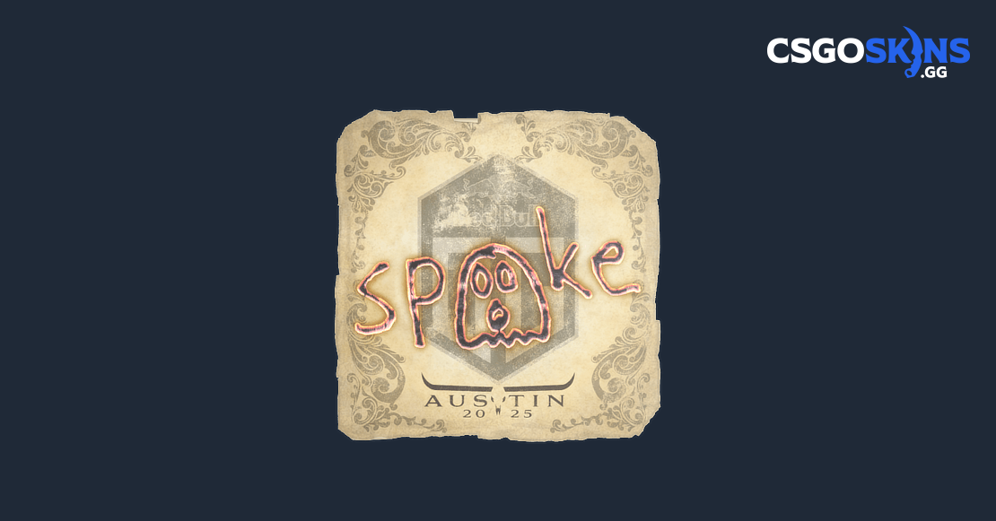 Sticker | spooke | Austin 2025 - CSGOSKINS.GG