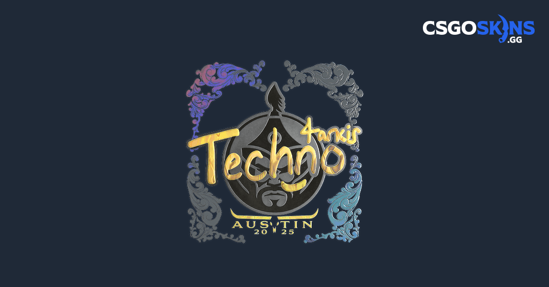 Sticker | Techno4K (Holo) | Austin 2025 - CSGOSKINS.GG