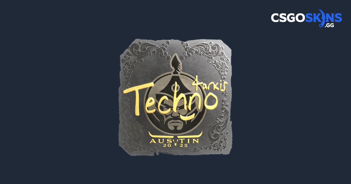 Sticker | Techno4K (Foil) | Austin 2025 - CSGOSKINS.GG