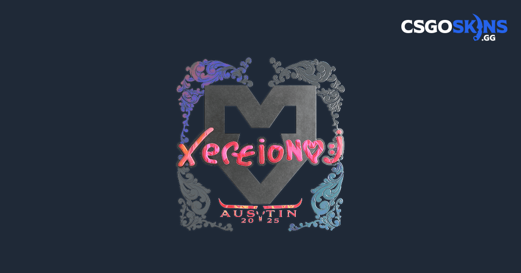 Sticker | xertioN (Holo) | Austin 2025 - CSGOSKINS.GG