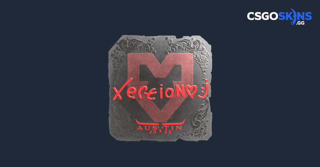 Sticker | xertioN (Foil) | Austin 2025 - CSGOSKINS.GG