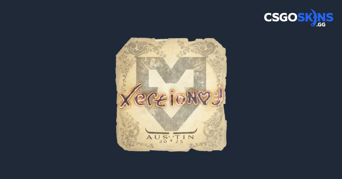 Sticker | xertioN | Austin 2025 - CSGOSKINS.GG