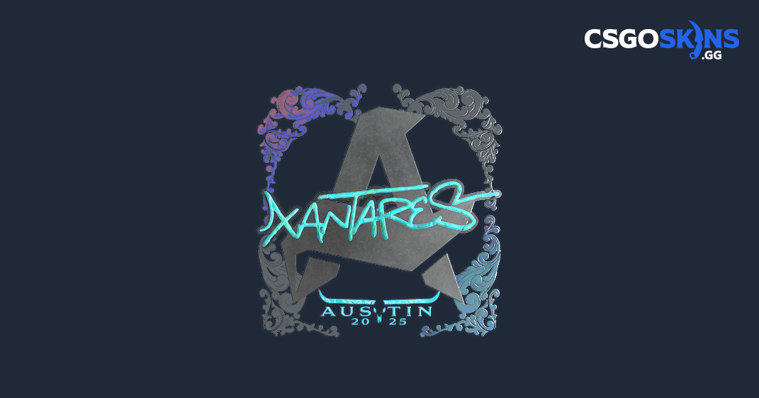 Sticker | XANTARES (Holo) | Austin 2025 - CSGOSKINS.GG