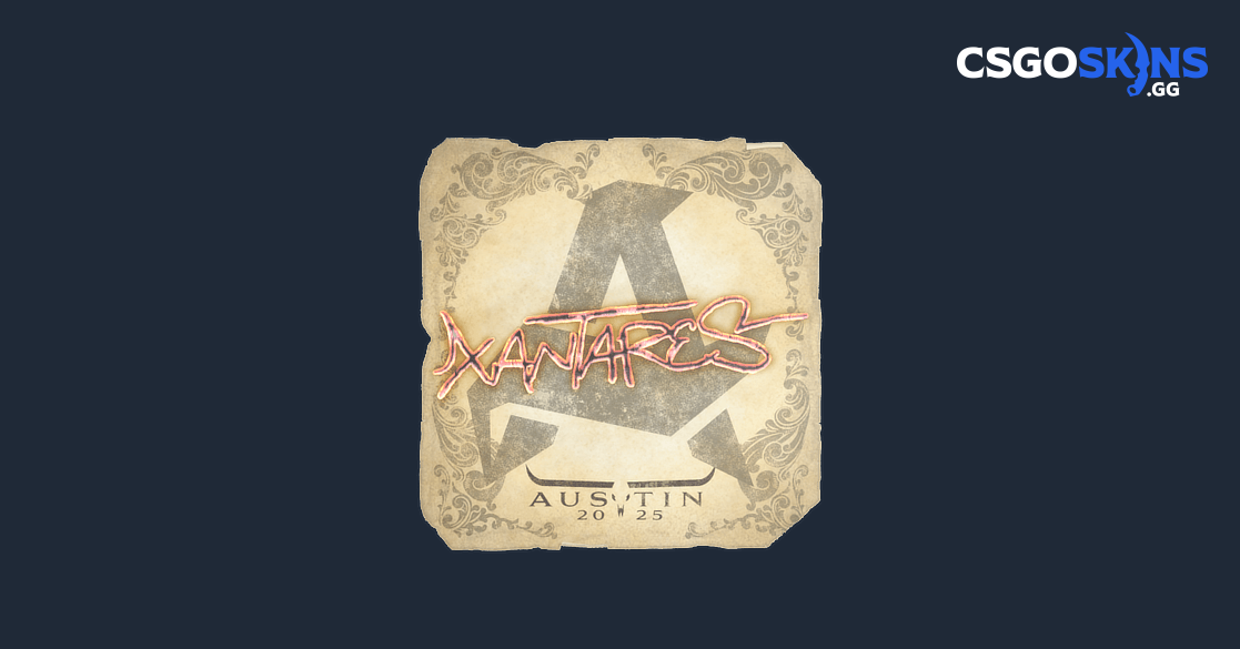 Sticker | XANTARES | Austin 2025 - CSGOSKINS.GG