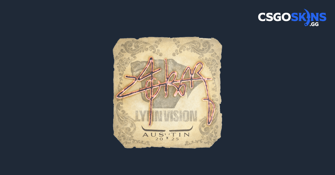 Sticker | z4KR | Austin 2025 - CSGOSKINS.GG