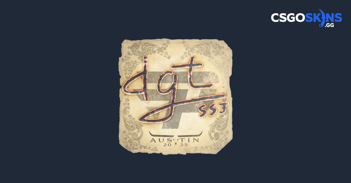 Sticker | dgt | Austin 2025 - CSGOSKINS.GG