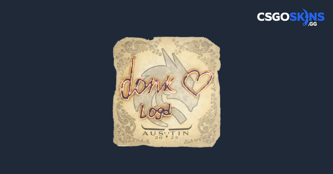 Sticker | donk | Austin 2025 - CSGOSKINS.GG