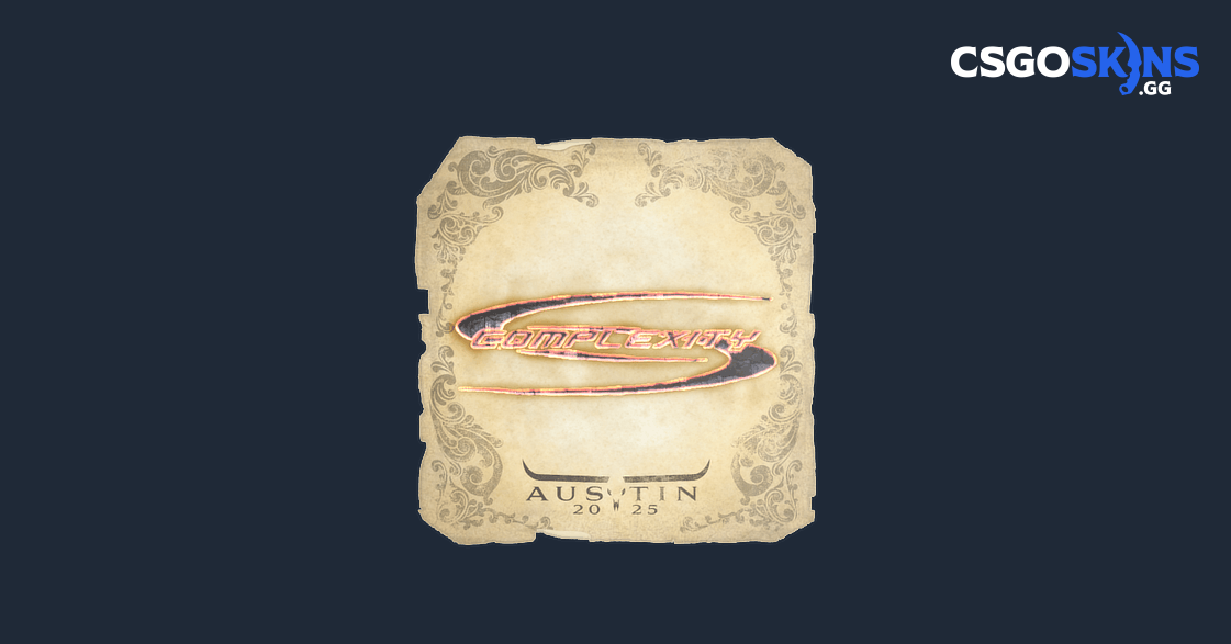 Sticker | Complexity Gaming | Austin 2025 - CSGOSKINS.GG