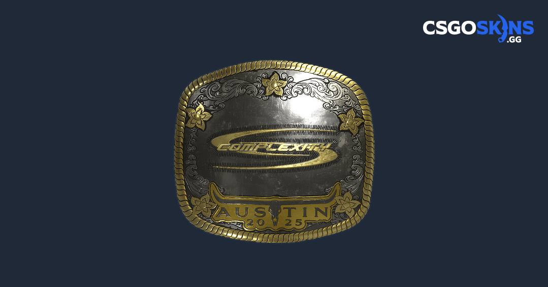 Sticker | Complexity Gaming (Gold) | Austin 2025 - CSGOSKINS.GG