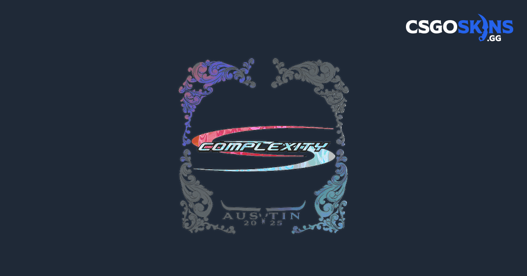 Sticker | Complexity Gaming (Holo) | Austin 2025 - CSGOSKINS.GG