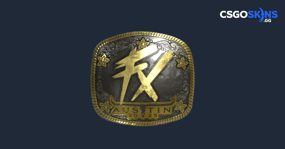 Sticker | Fluxo (Gold) | Austin 2025 - CSGOSKINS.GG