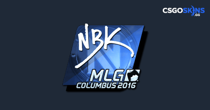 Sticker | NBK- (Foil) | MLG Columbus 2016 - CSGOSKINS.GG
